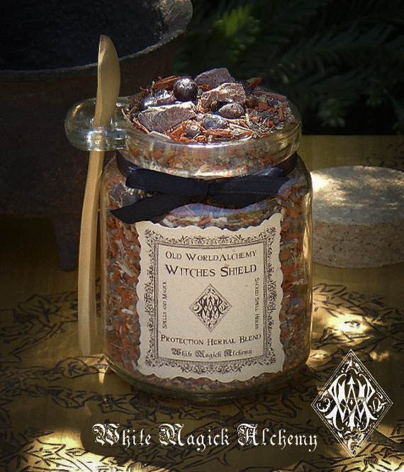 Witches Shield Herbal Spell Blend by White Magick Alchemy ...